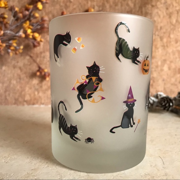 culver | Dining | Black Cat Candy Corn Pumpkin Frosted Culver Cup ...